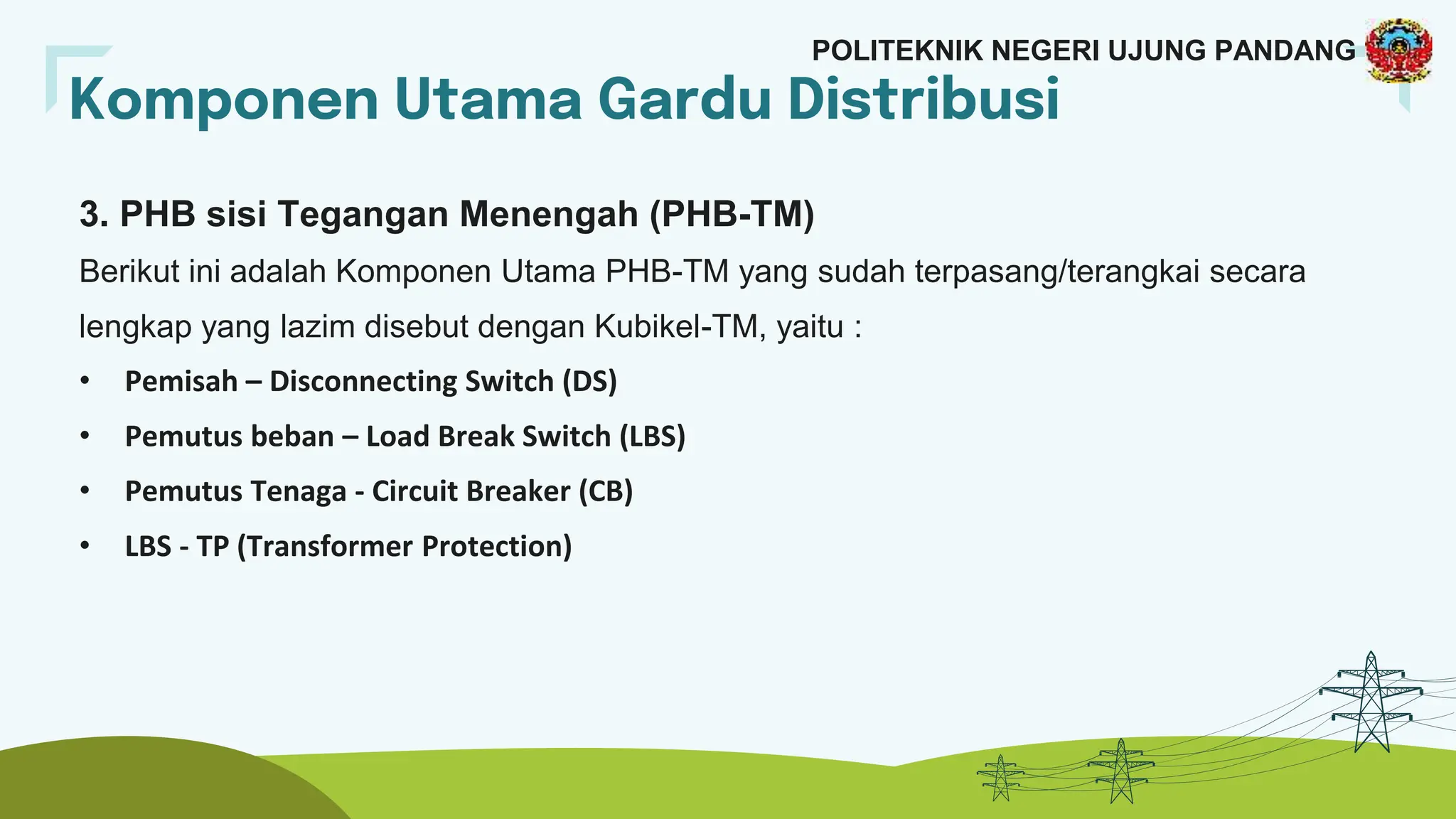 GARDU DISTRIBUSI SISTEM TENAGA LISTRIK 20 Kv/380 V | PPTX