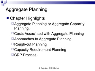 Aggregate Planning | PPT