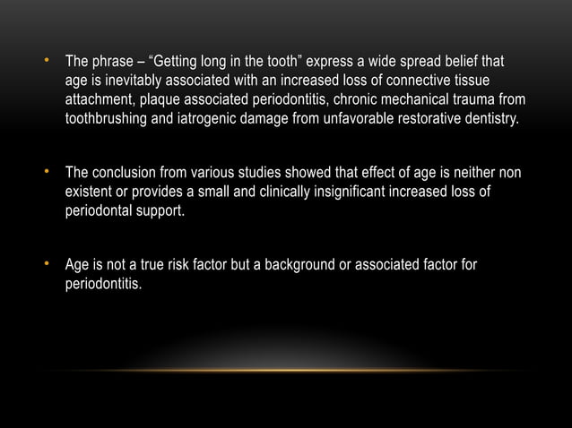 3 AGING AND PERIODONTIUM.pptx in periodontology | PPT
