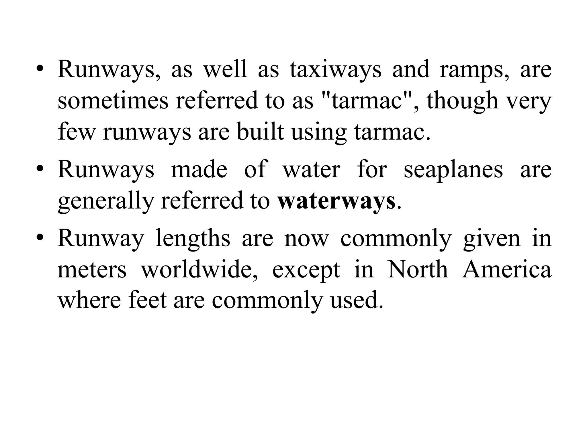 Planning OF AIRPORT REQUIREMENTS OF AIR PORT TERMINAL AREA RUNWAY ...