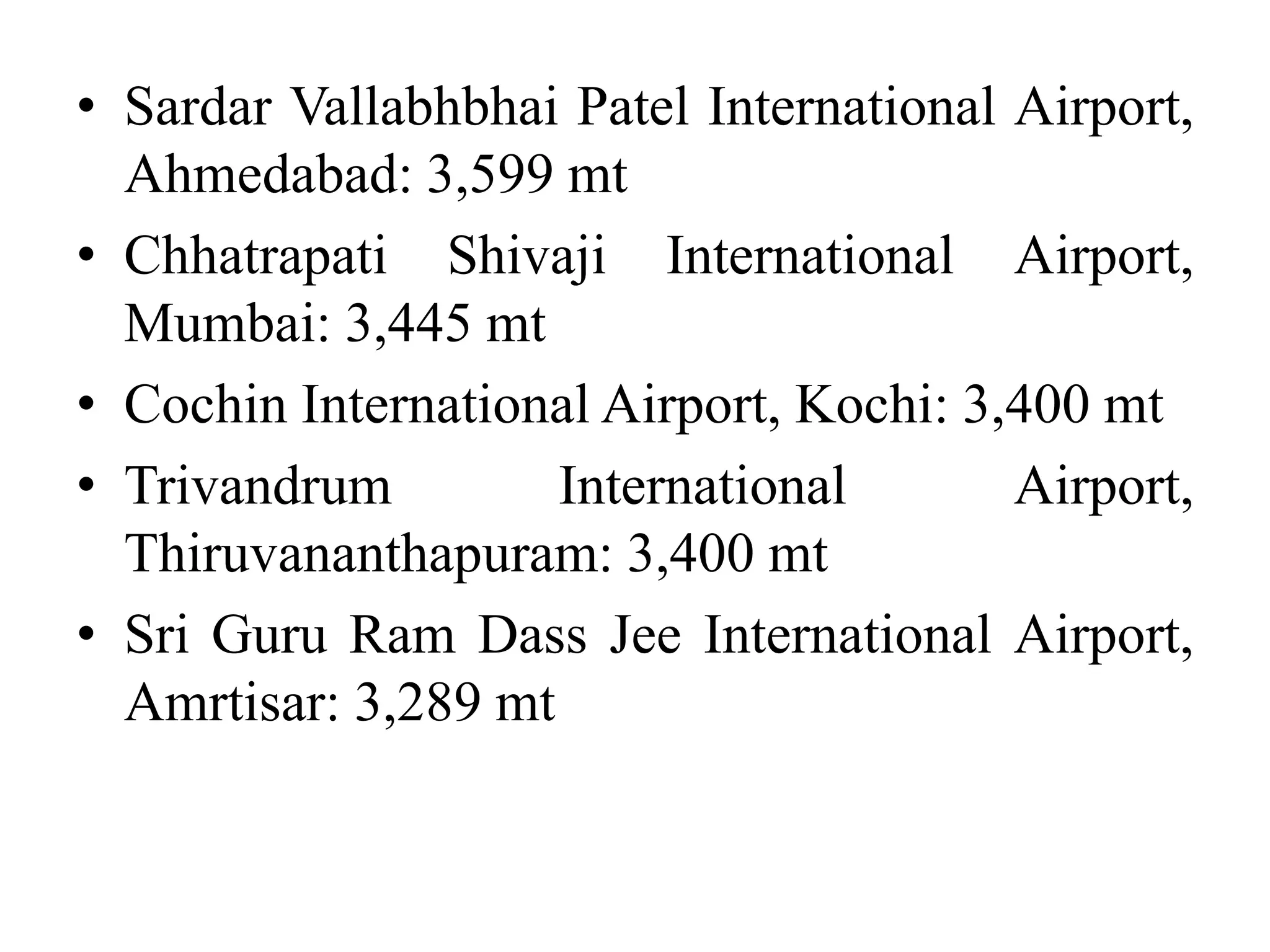 Planning OF AIRPORT REQUIREMENTS OF AIR PORT TERMINAL AREA RUNWAY ...