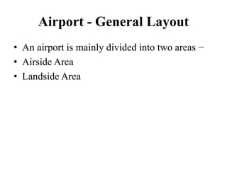 Planning OF AIRPORT REQUIREMENTS OF AIR PORT TERMINAL AREA RUNWAY ...