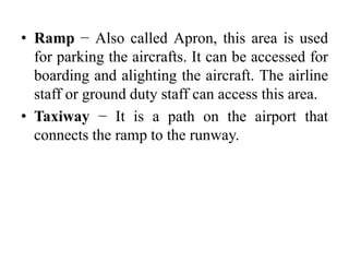 Planning OF AIRPORT REQUIREMENTS OF AIR PORT TERMINAL AREA RUNWAY ...