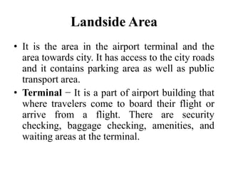 Planning OF AIRPORT REQUIREMENTS OF AIR PORT TERMINAL AREA RUNWAY ...