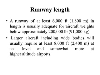 Planning OF AIRPORT REQUIREMENTS OF AIR PORT TERMINAL AREA RUNWAY ...