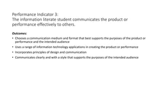 Information Literacy Competency Standards for Higher Education | PPTX