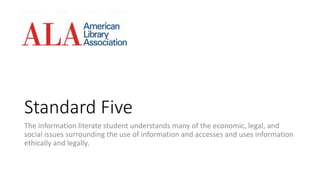 Information Literacy Competency Standards for Higher Education | PPTX ...