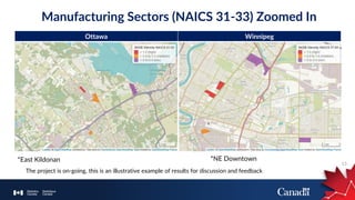 Mapping location and co-location of industries at the neighborhood ...