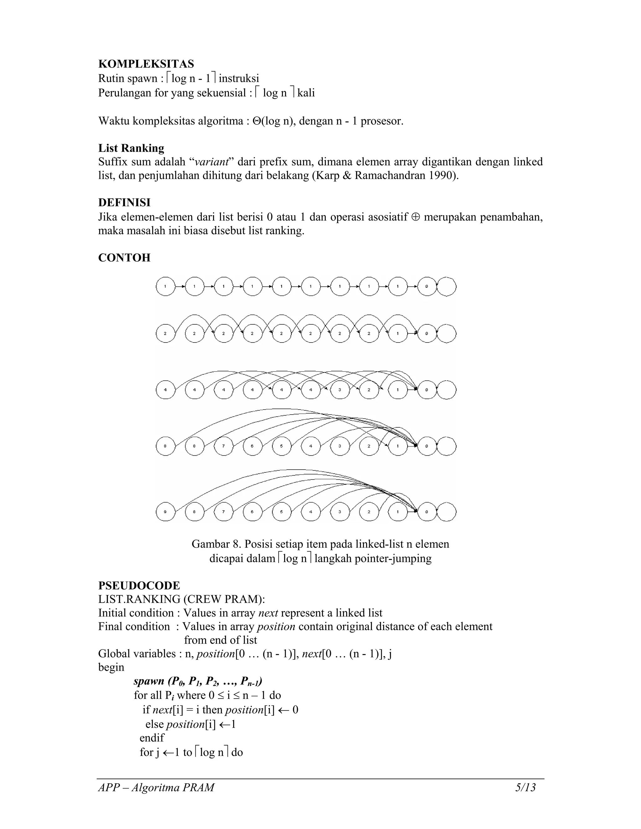 algoritma dan pengolahan paralel bab 3 algoritma pram | PDF