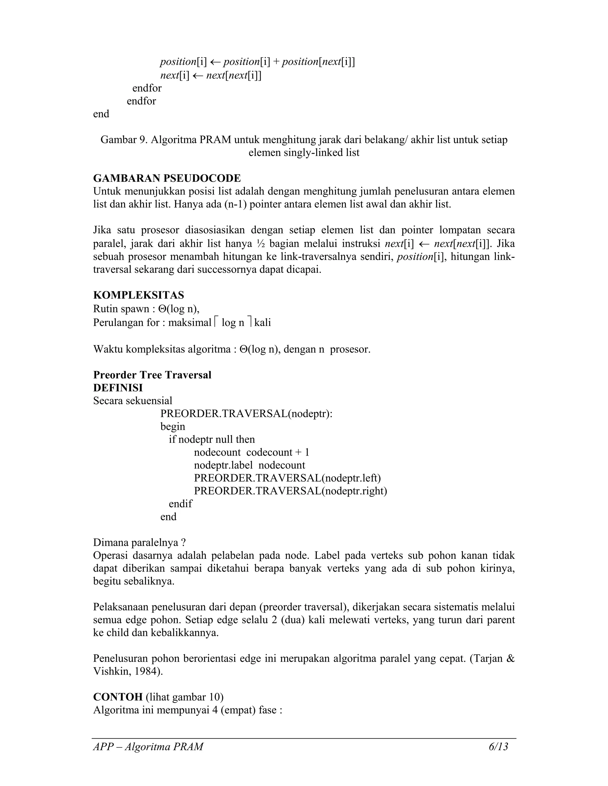 algoritma dan pengolahan paralel bab 3 algoritma pram | PDF