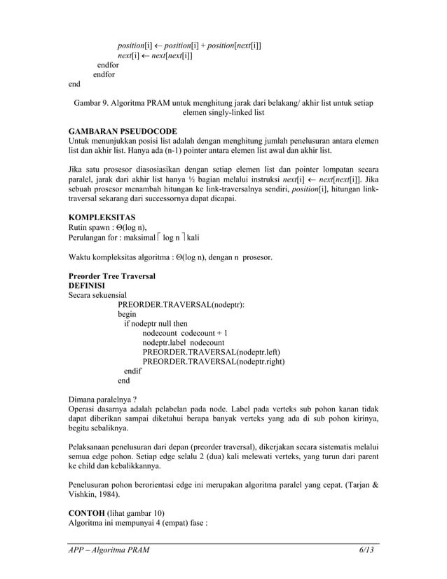 algoritma dan pengolahan paralel bab 3 algoritma pram | PDF