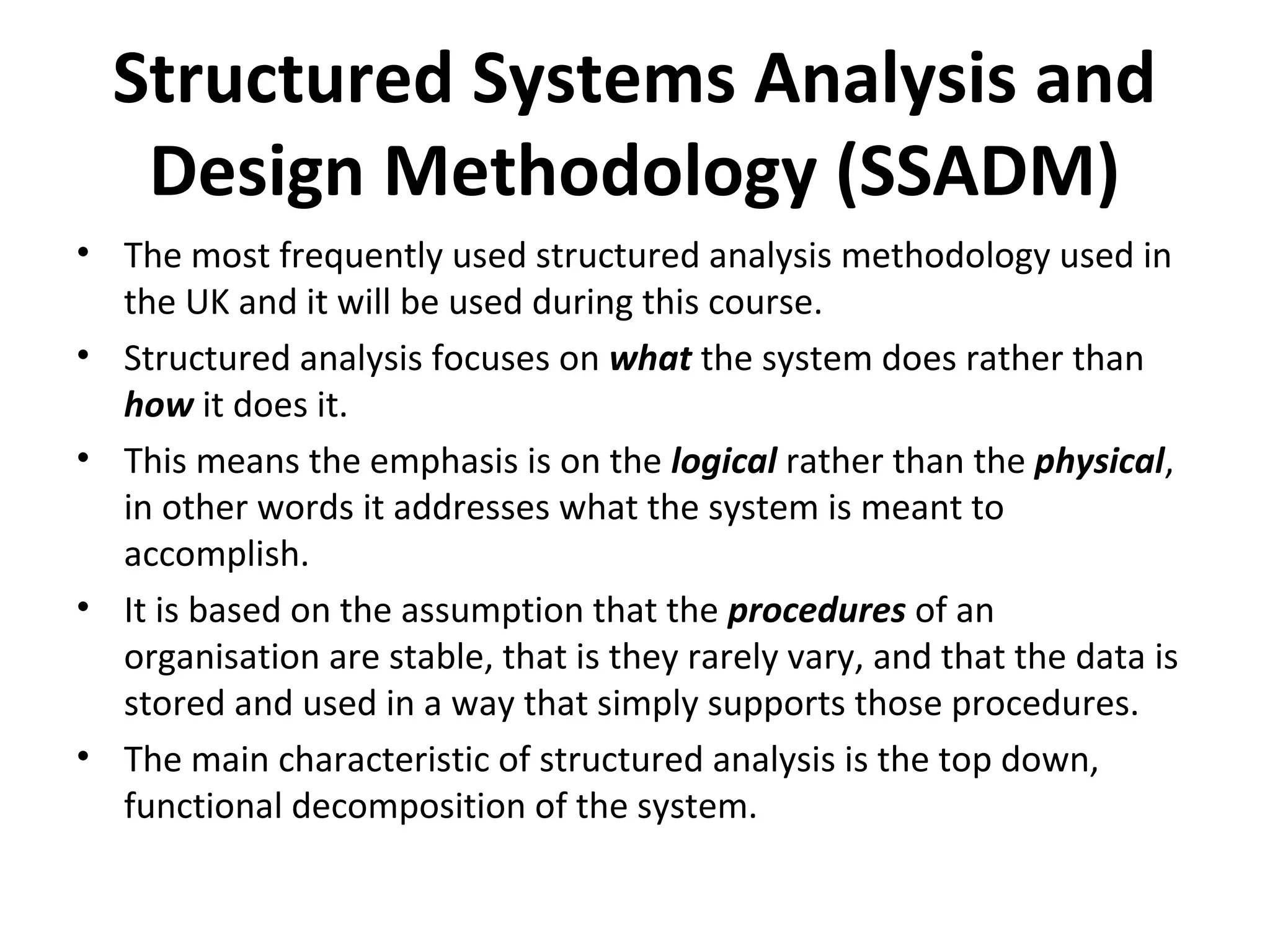 Alternative Methodologies for Systems Development | PPT