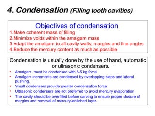amalgam manipulation dental material | PPS