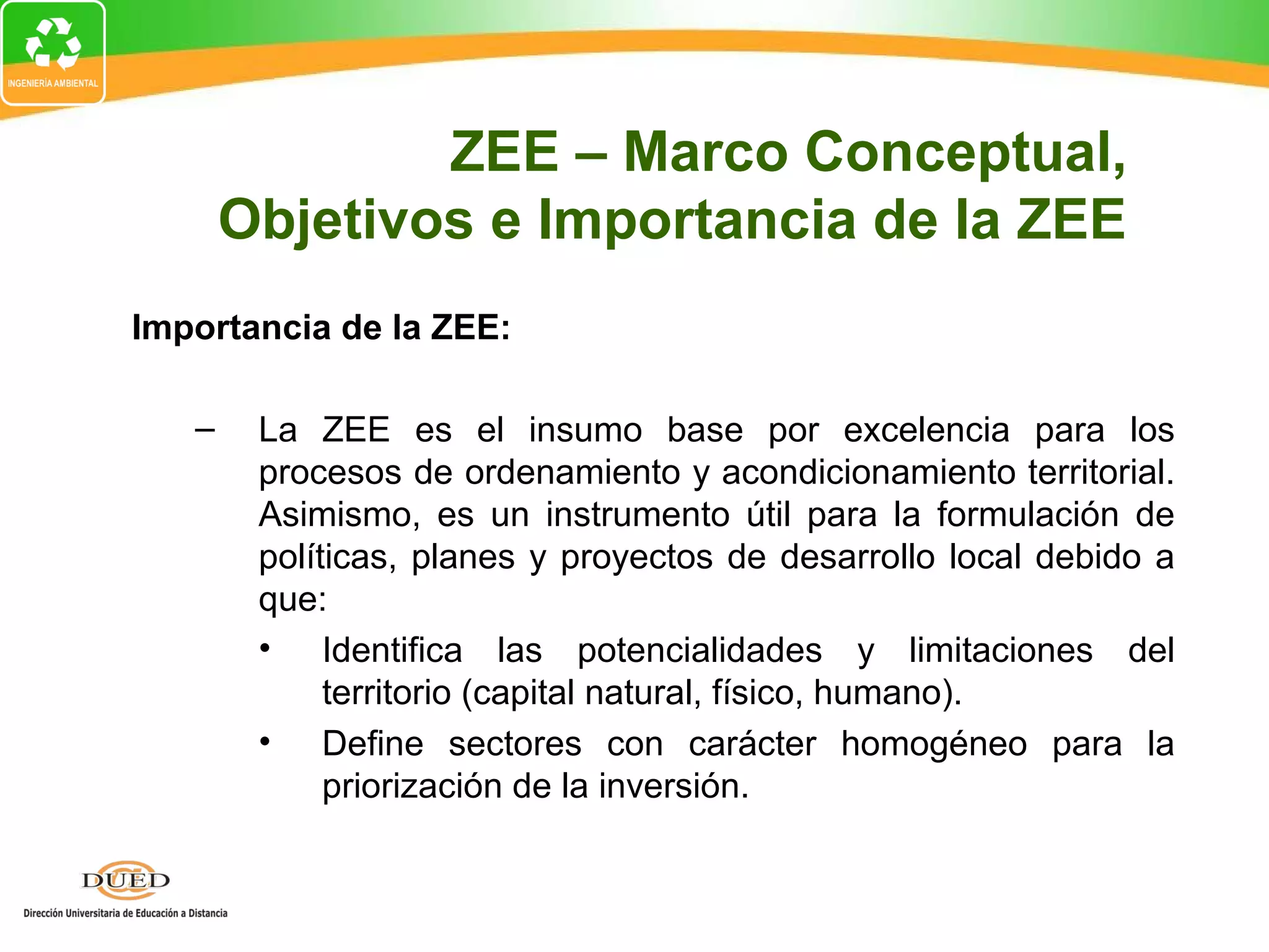 3a marco concentual zee | PPT
