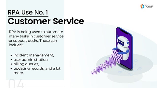 3 Amazing Examples of Real-life RPA Use Cases - Signity | PPT
