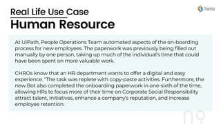 3 Amazing Examples of Real-life RPA Use Cases - Signity | PDF