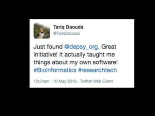 Software-Native metrics: Depsy lessons learned | PPT