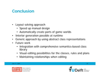 Rule-based Layout Solving and Its Application to Procedural Interior Generation | PPT