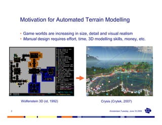 A Survey of Procedural Methods for Terrain Modelling | PPT