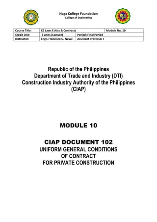 3a Module 10 - CIAP Documents 102 Cover Page 1.pdf