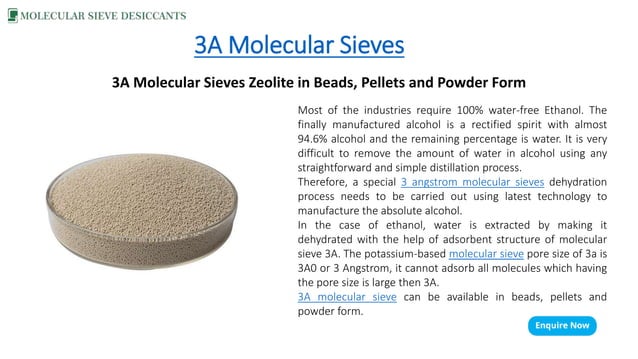 3A Molecular Sieves | PPTX | Chemistry | Science
