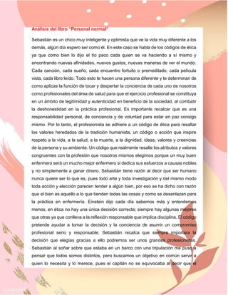 3 analisis del libro persona normal | PDF