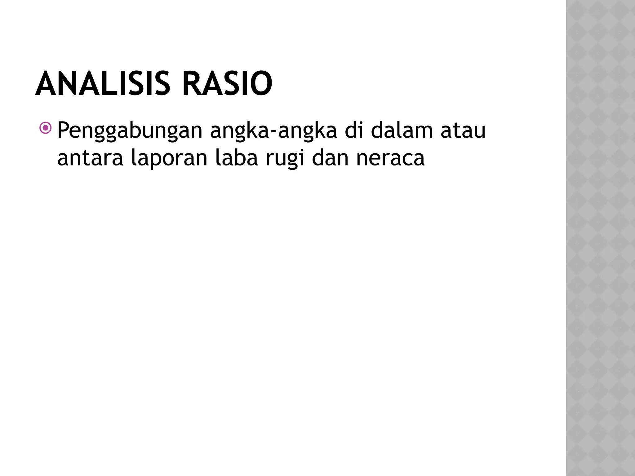 Analisis Rasio - Analisis Laporan Keuangan | PPTX