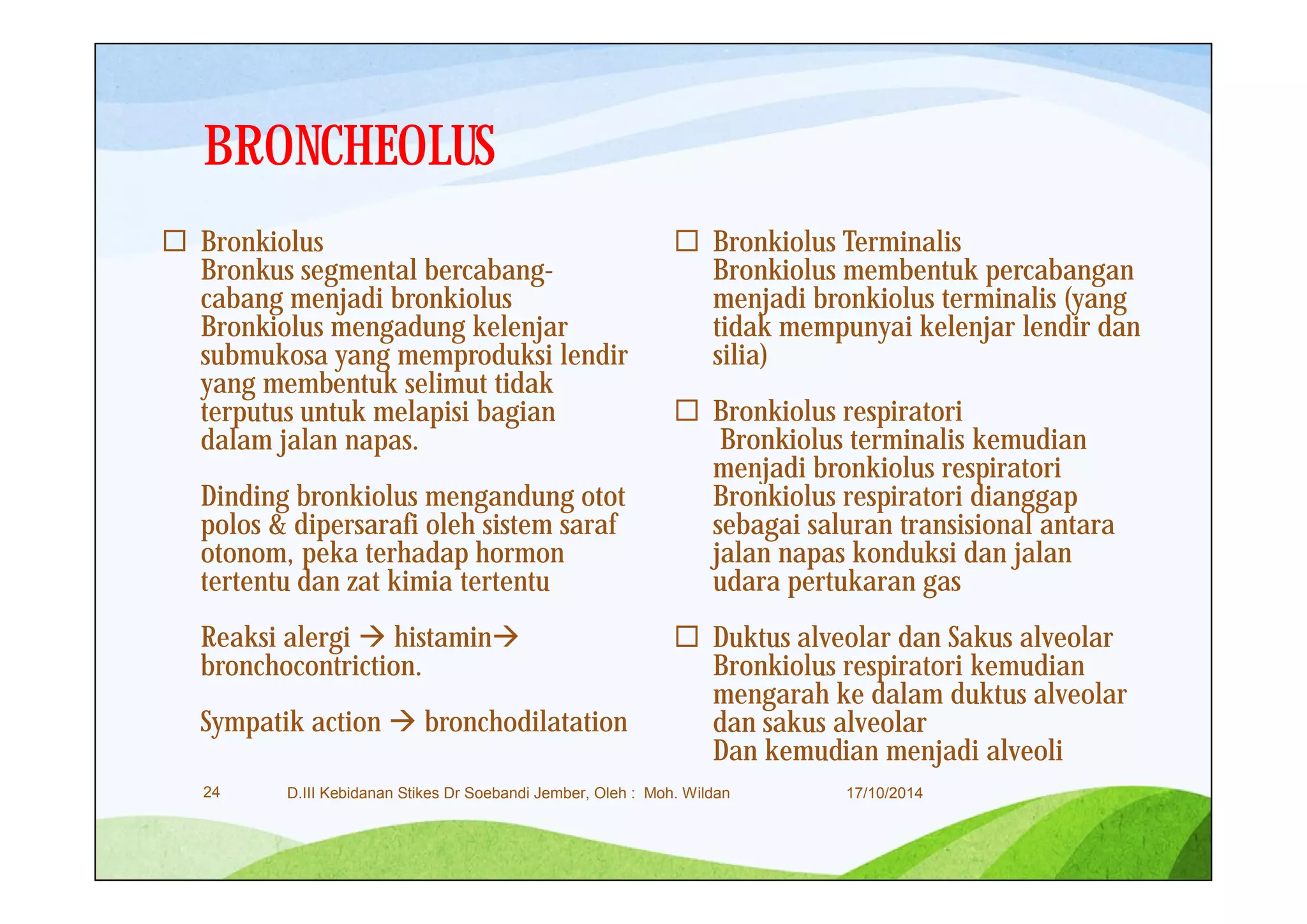 (3) Anatomi & fisiologi sistem pernafasan | PDF