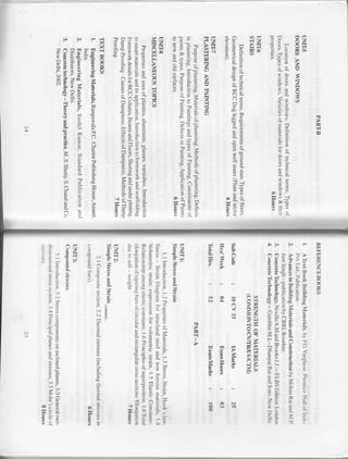 3rd and 4th semester Civil Engineering (2010 Scheme) Syllabus Copys | PDF