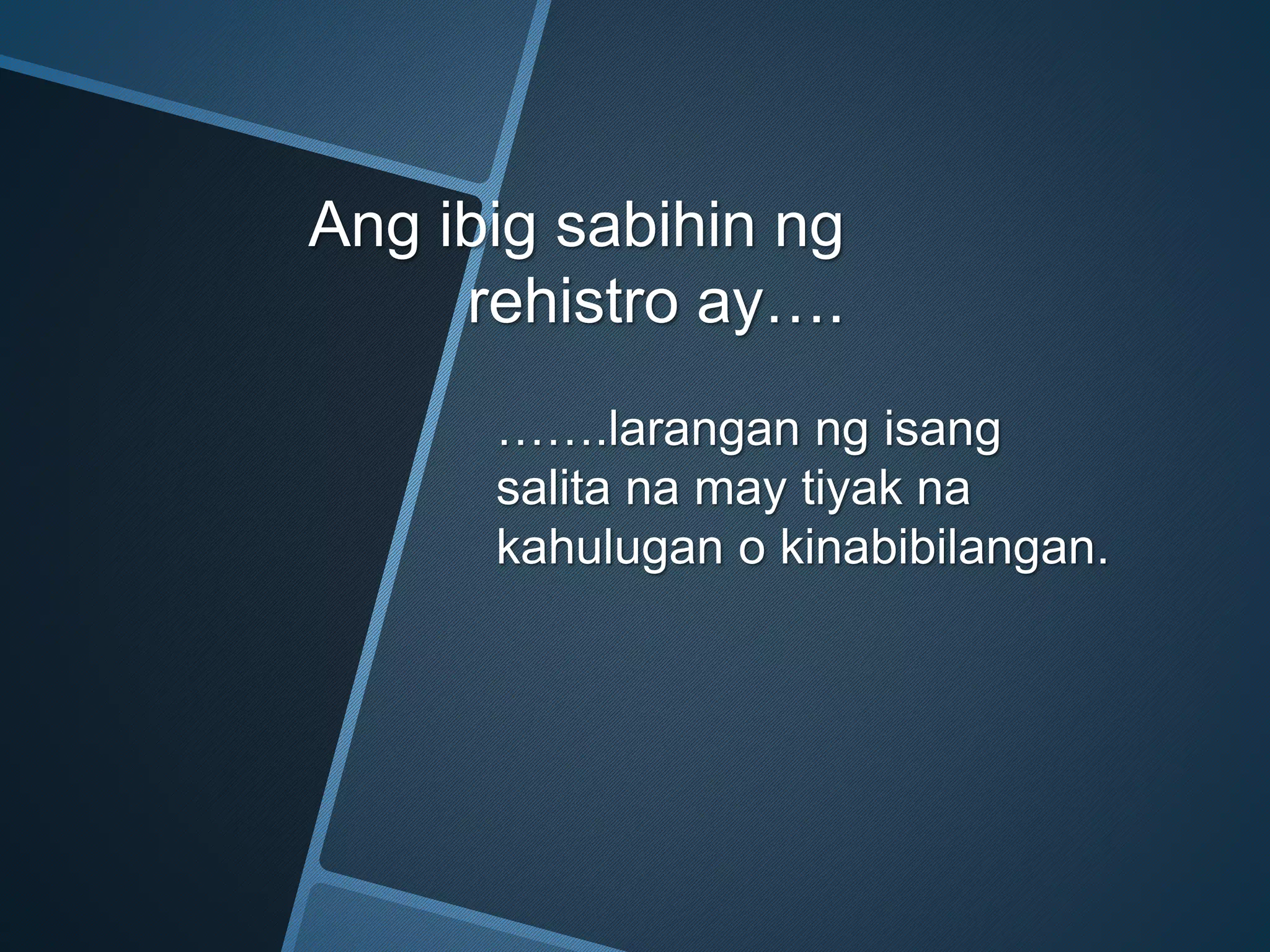 3 ang pagsulat bilang kanlungan ng kaalaman | PPT