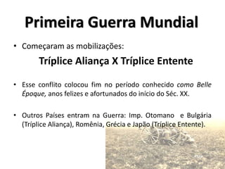3º ano primeira guerra mundial | PPTX