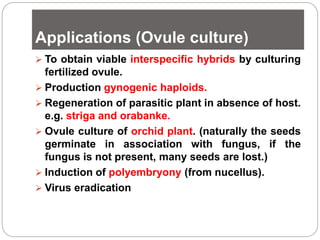 Anther culture and pollen culture | PPTX