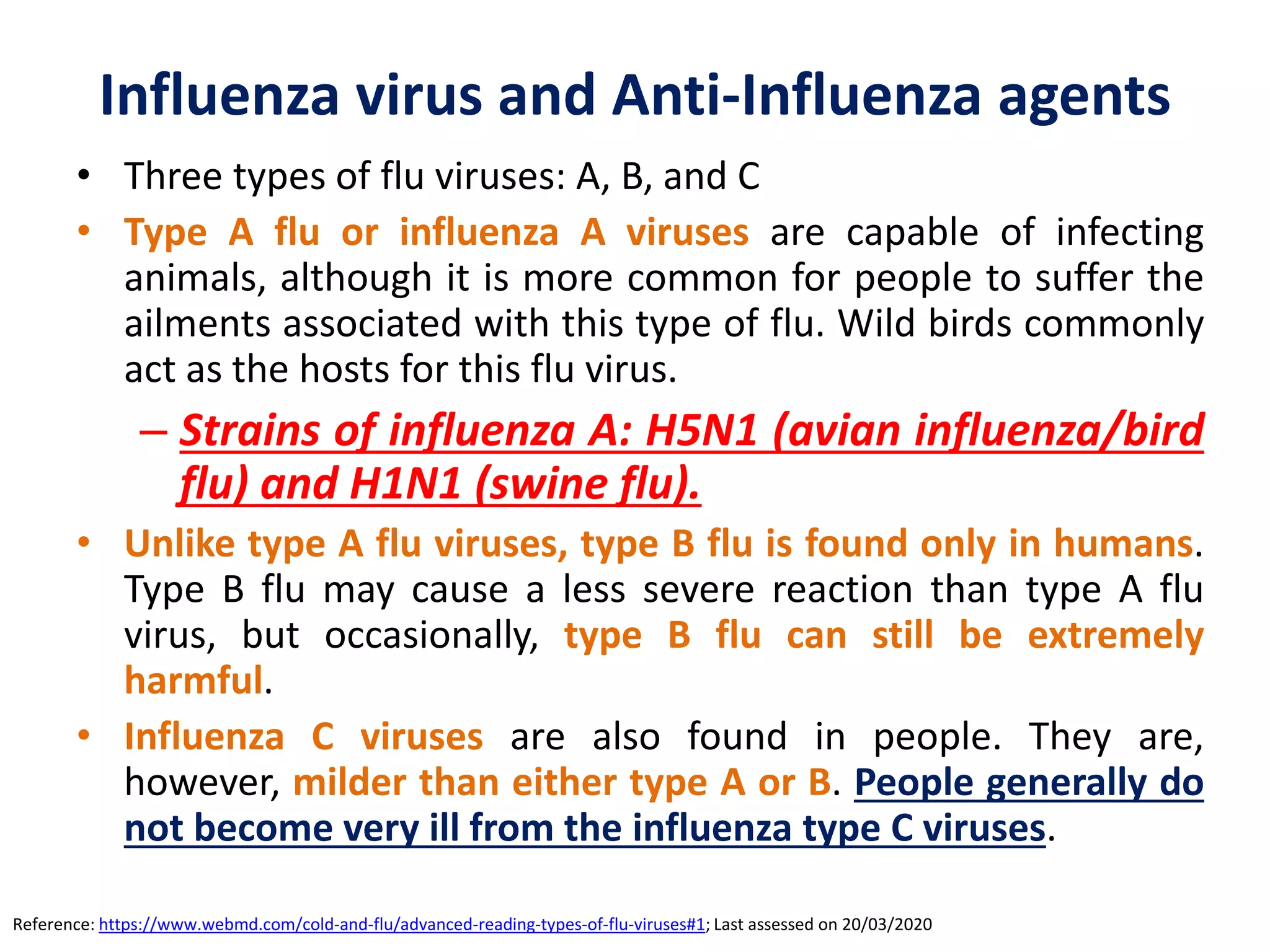 Anti-influenza agents | PPTX