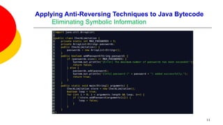 Applying Anti-Reversing Techniques to Java Bytecode | PDF