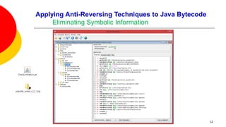 Applying Anti-Reversing Techniques to Java Bytecode | PDF