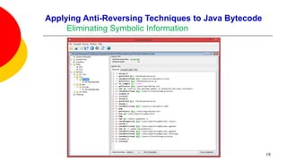 Applying Anti-Reversing Techniques to Java Bytecode | PDF