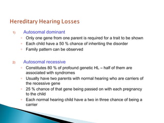 3 (a) pathology,disorders of outer, middle and inner ear | PPT