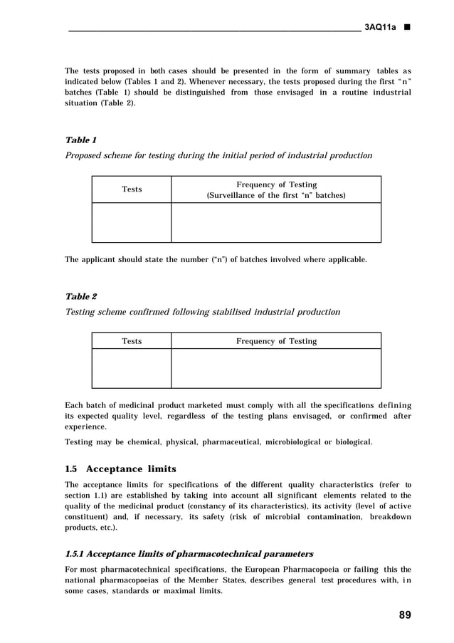 3AQ11a specification.pdf | Pharmaceutical Drugs | Medical Health