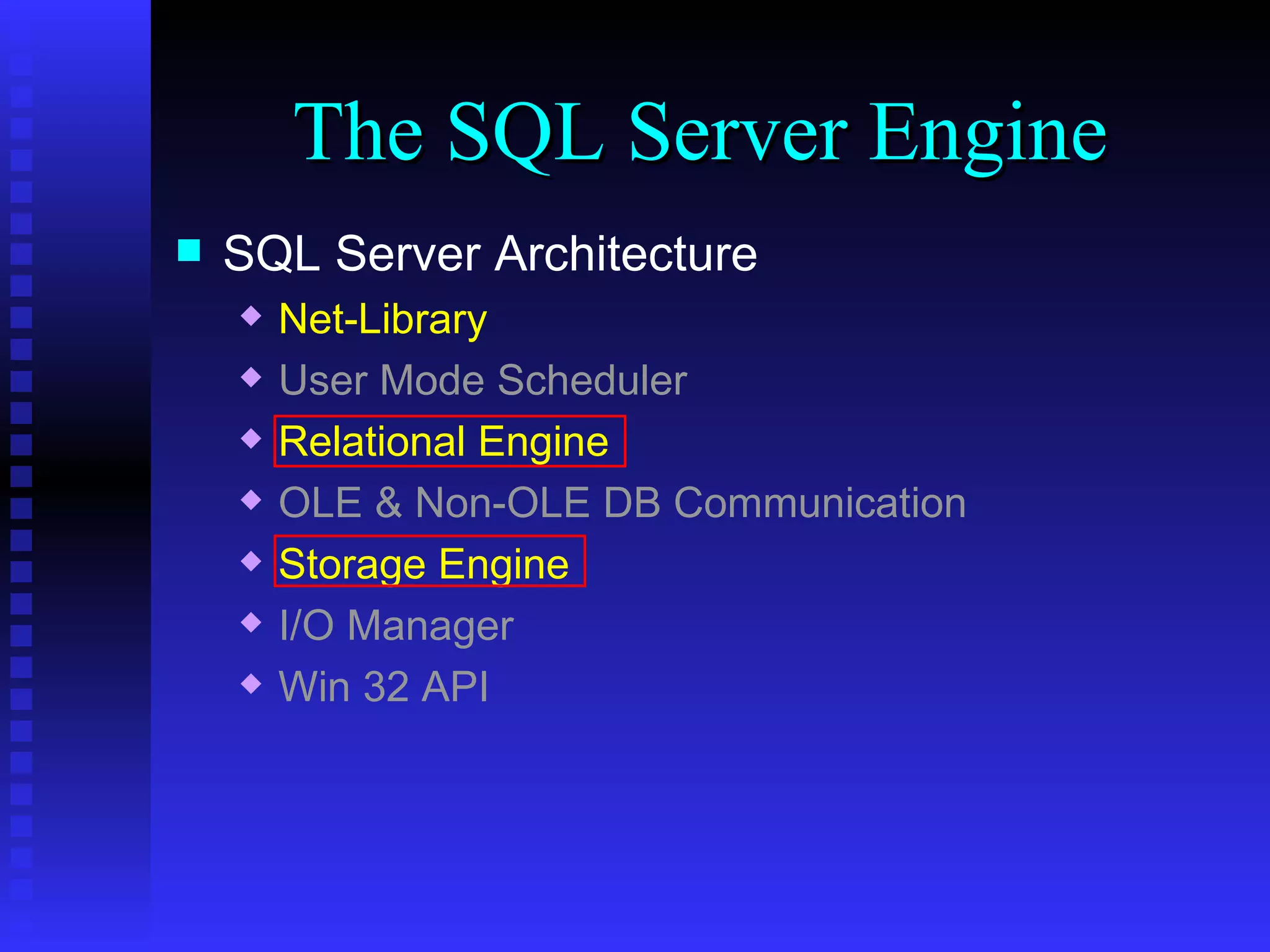 SQL Server 2000 Research Series - Architecture Overview | PPT