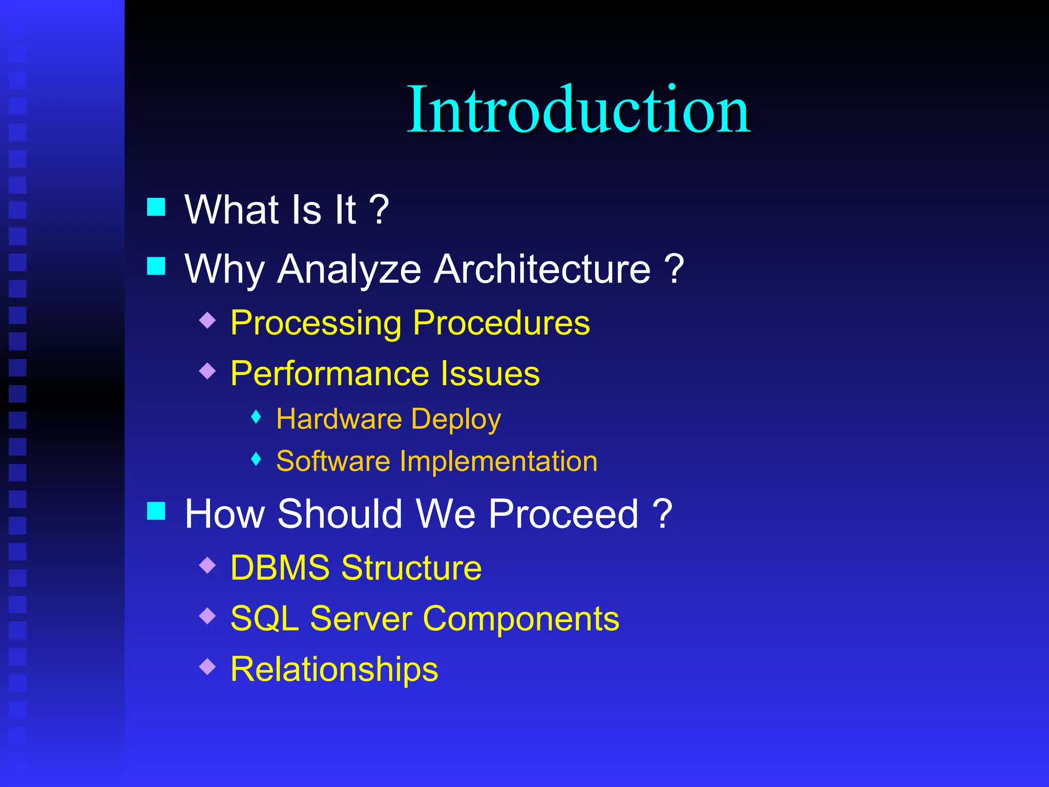 SQL Server 2000 Research Series - Architecture Overview | PPT
