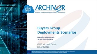 3 archiver omc deployment_scenarios | PPT