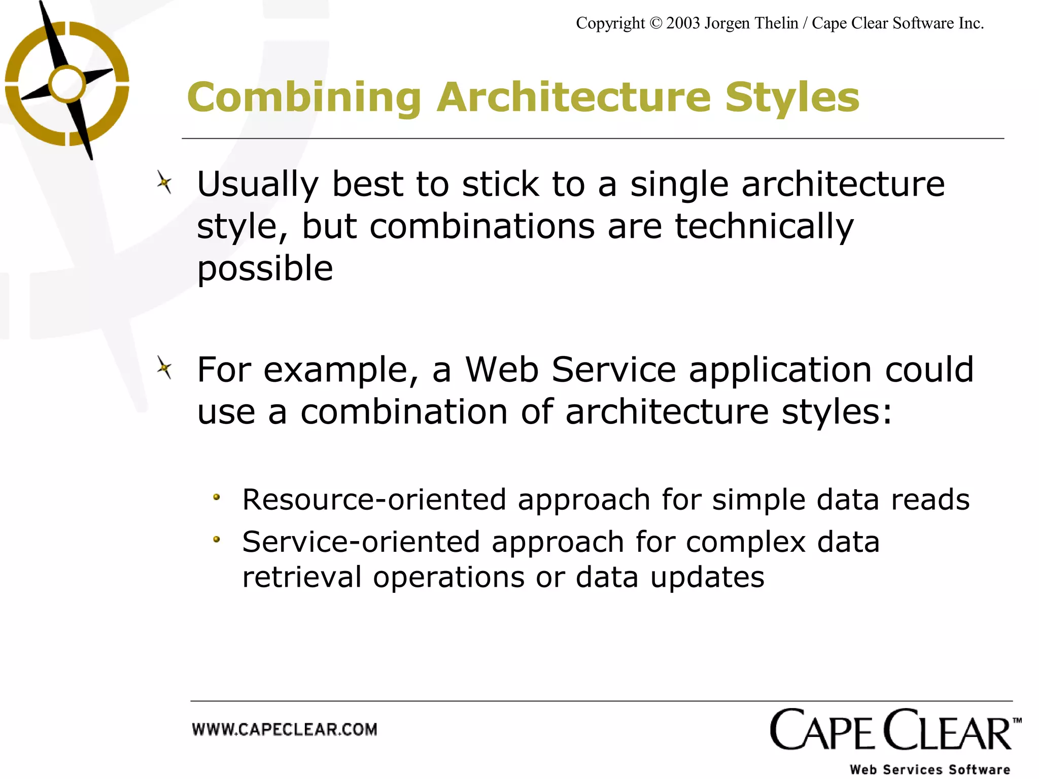 Three Software Architecture Styles | PPT