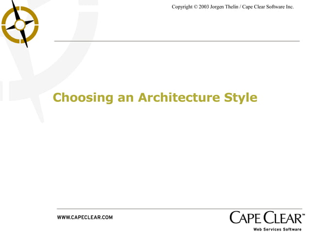 Three Software Architecture Styles | PPT