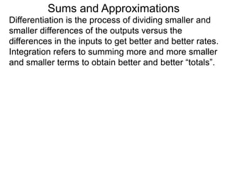 3 areas, riemann sums, and the fundamental theorem of calculus x | PPTX