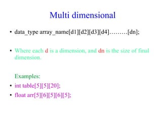 arrays in data structures | PPT | Free Download