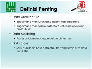 Arsitektur Data Warehouse | PDF