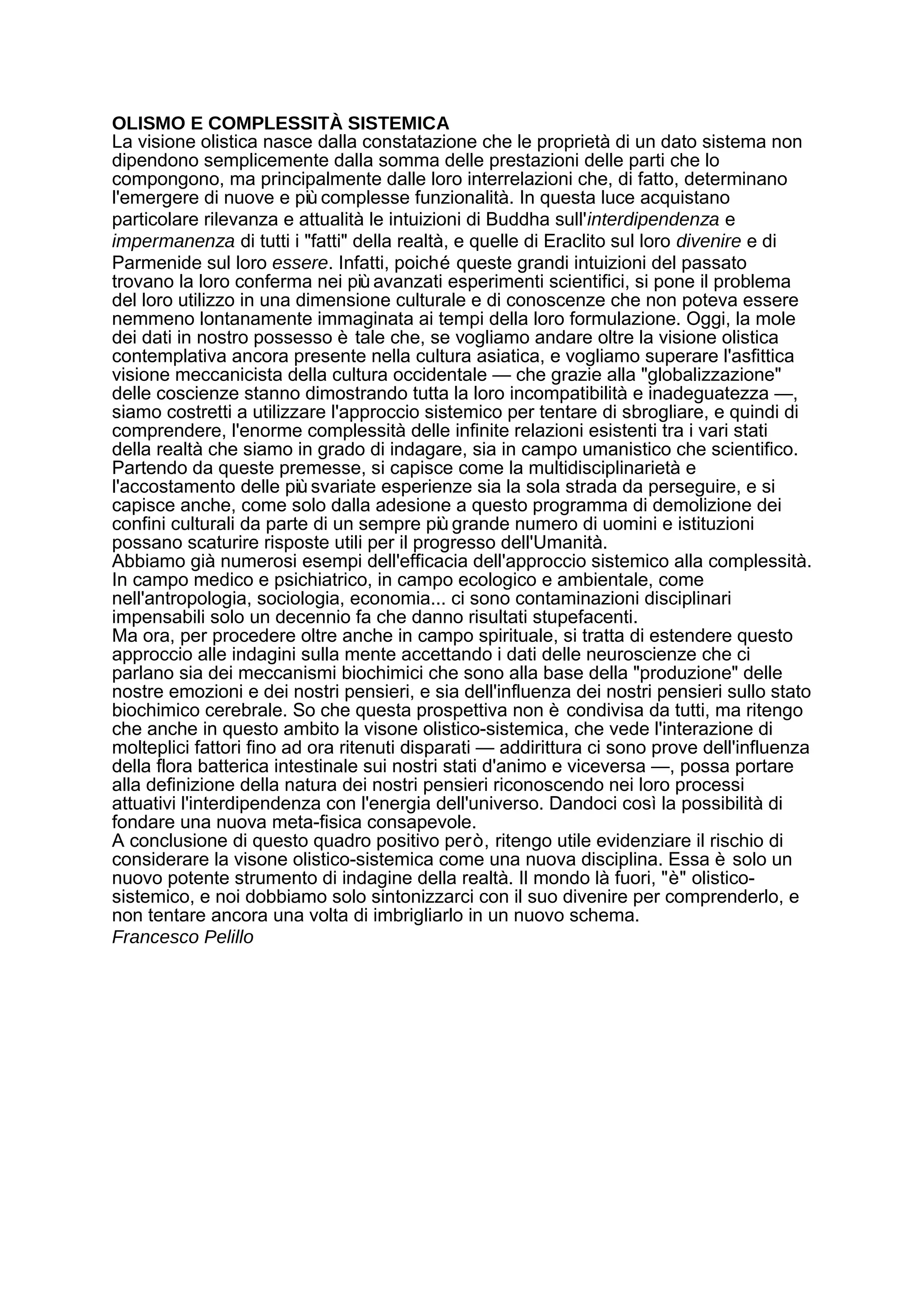 3° art. olismo sistemico | RTF