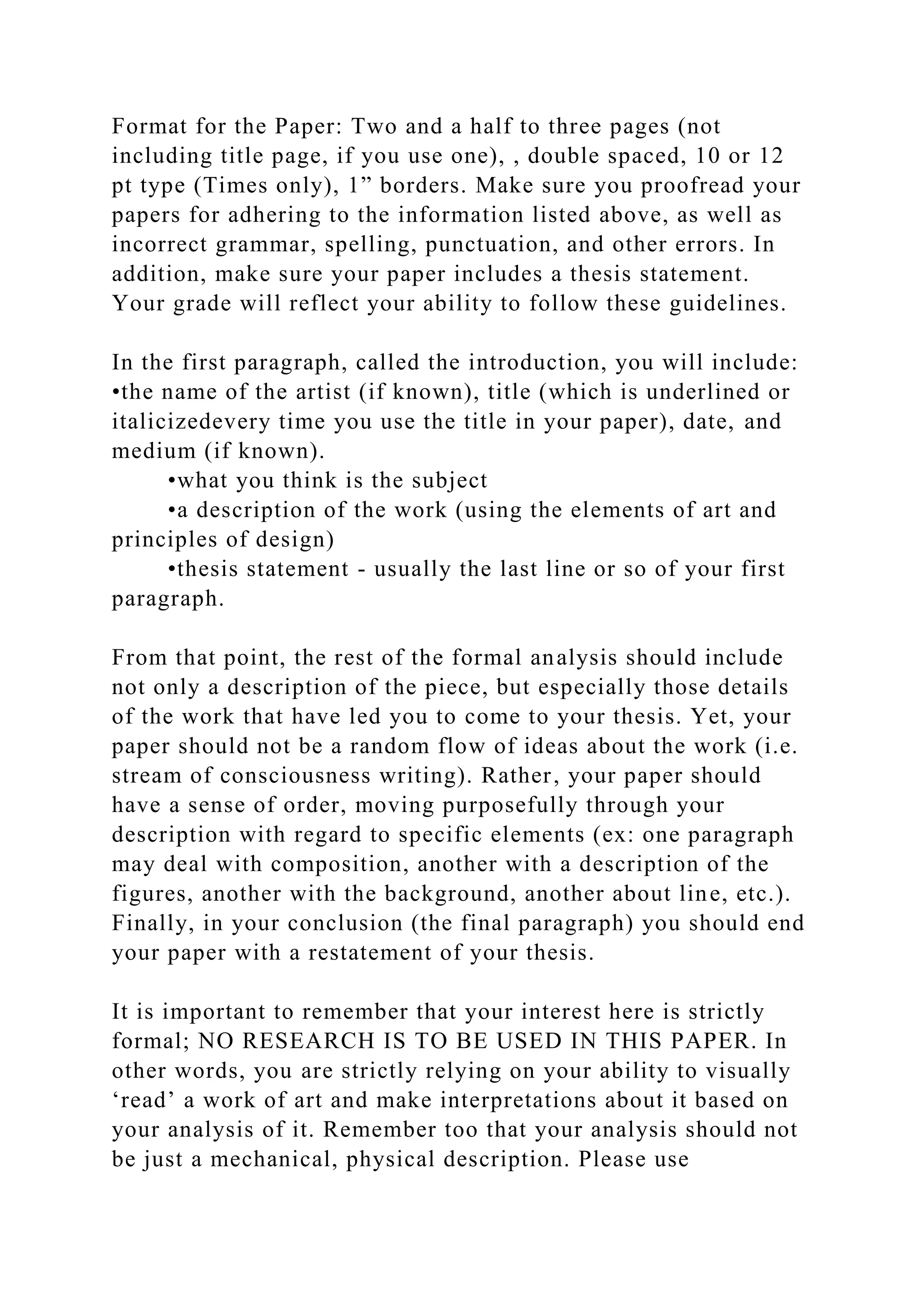 3Art 110 Art Appreciation - Formal Analysis Paper Assign.docx