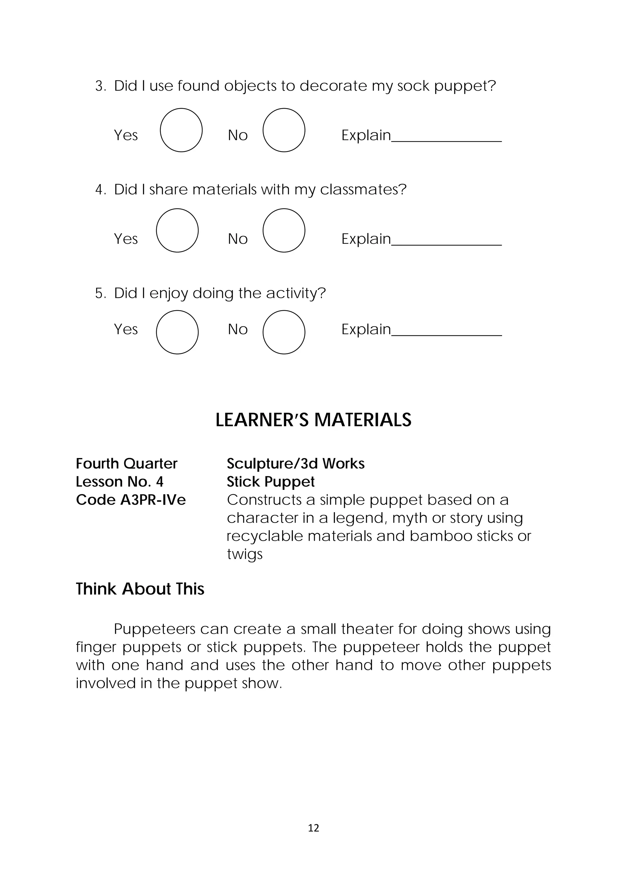 3 arts lm q4 | PDF