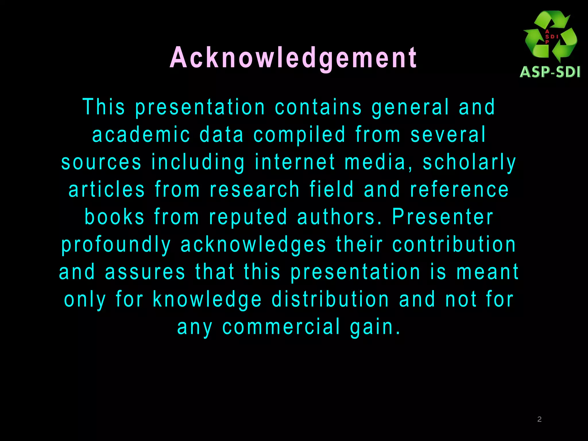 Embedded Energies, SDIs and Sustainability Quantification | PPT